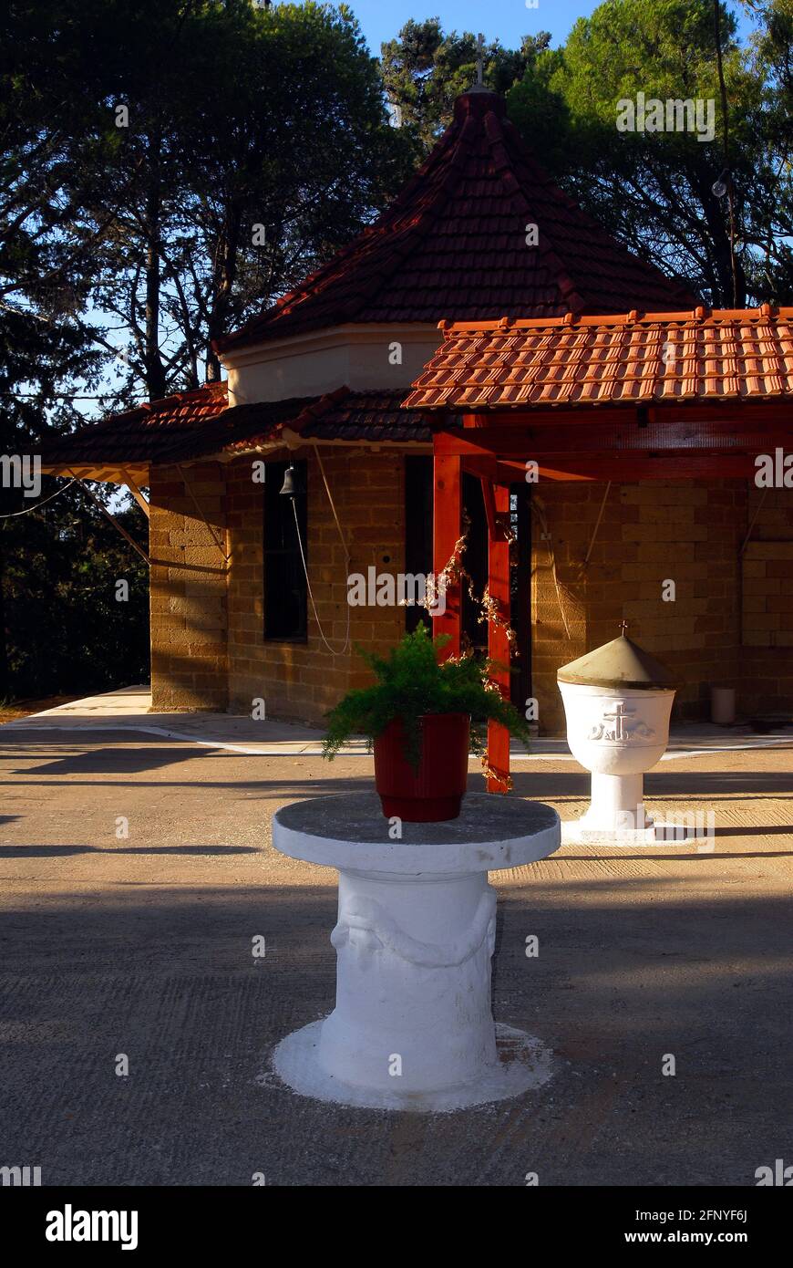 Greece Rhodes island Kremasti village 01 Stock Photo - Alamy