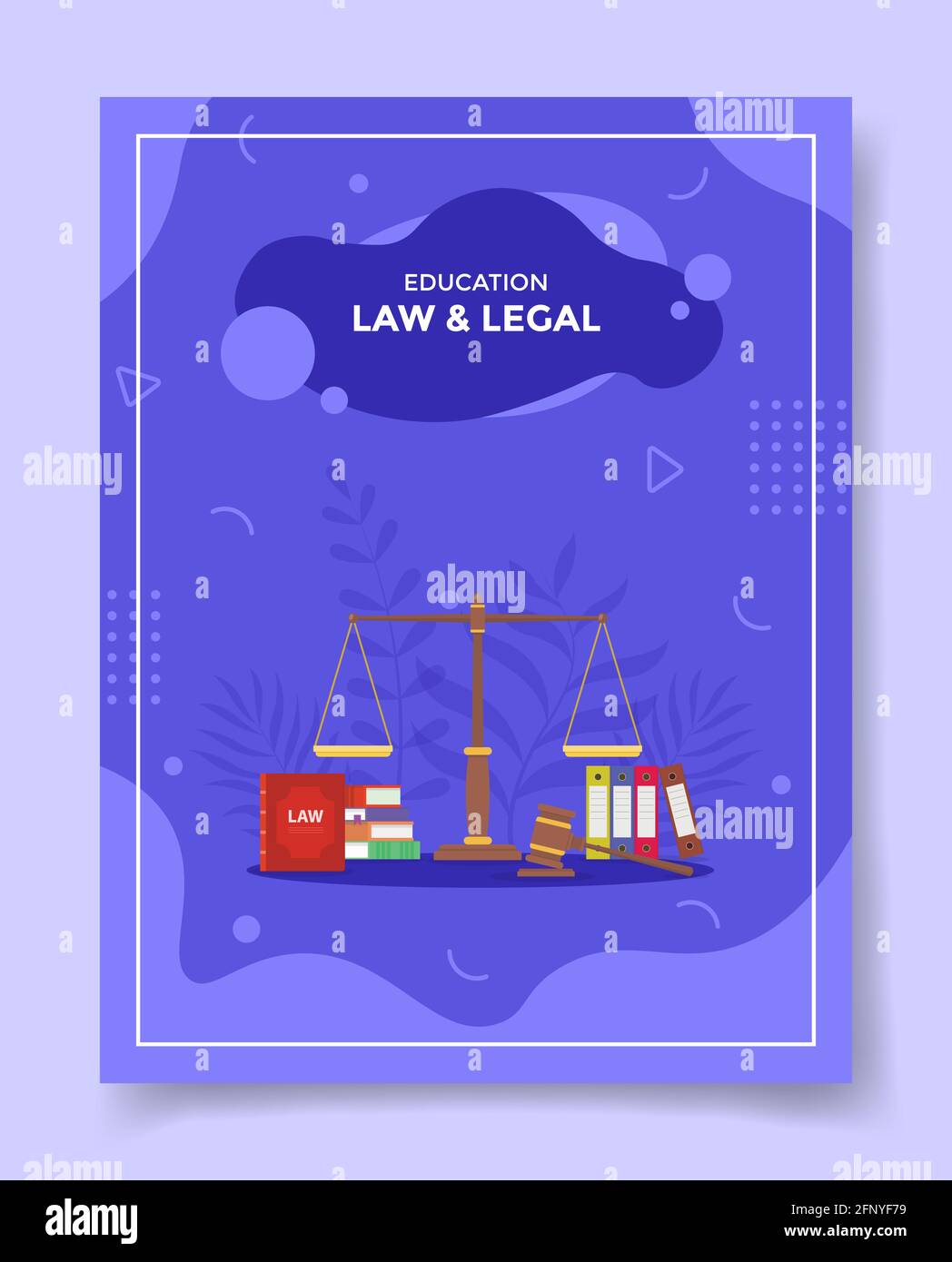 law and legal for template of banners, flyer, books cover, magazine ...