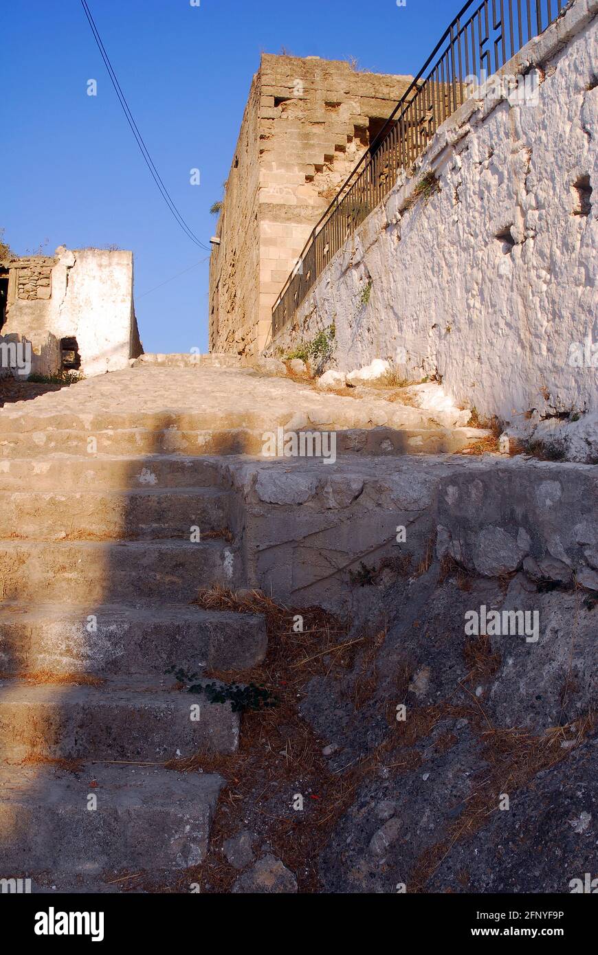 Greece Rhodes island Kremasti village 01 Stock Photo - Alamy