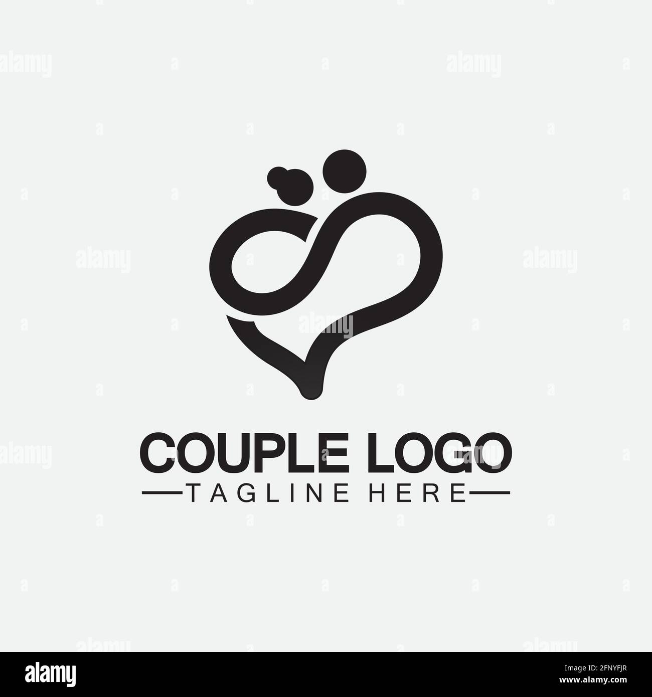 people with love couple vector logo icon symbol vector. This also ...
