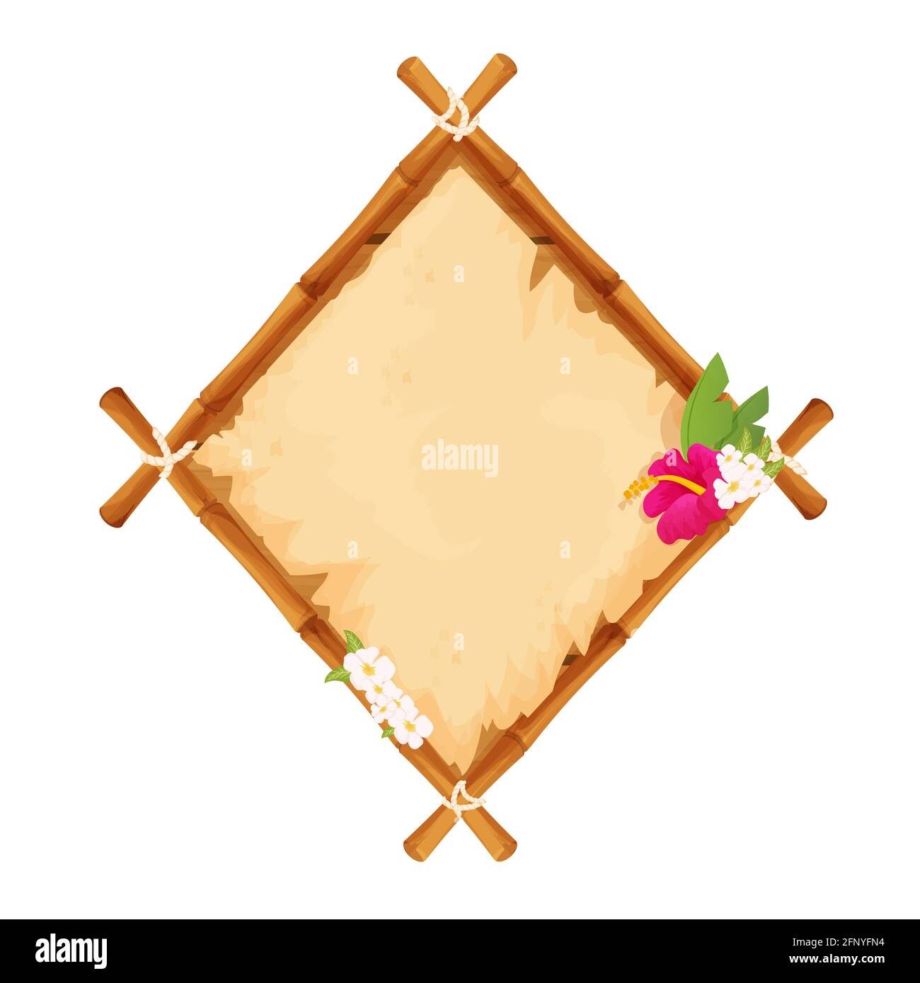 Bamboo Cartoon Border