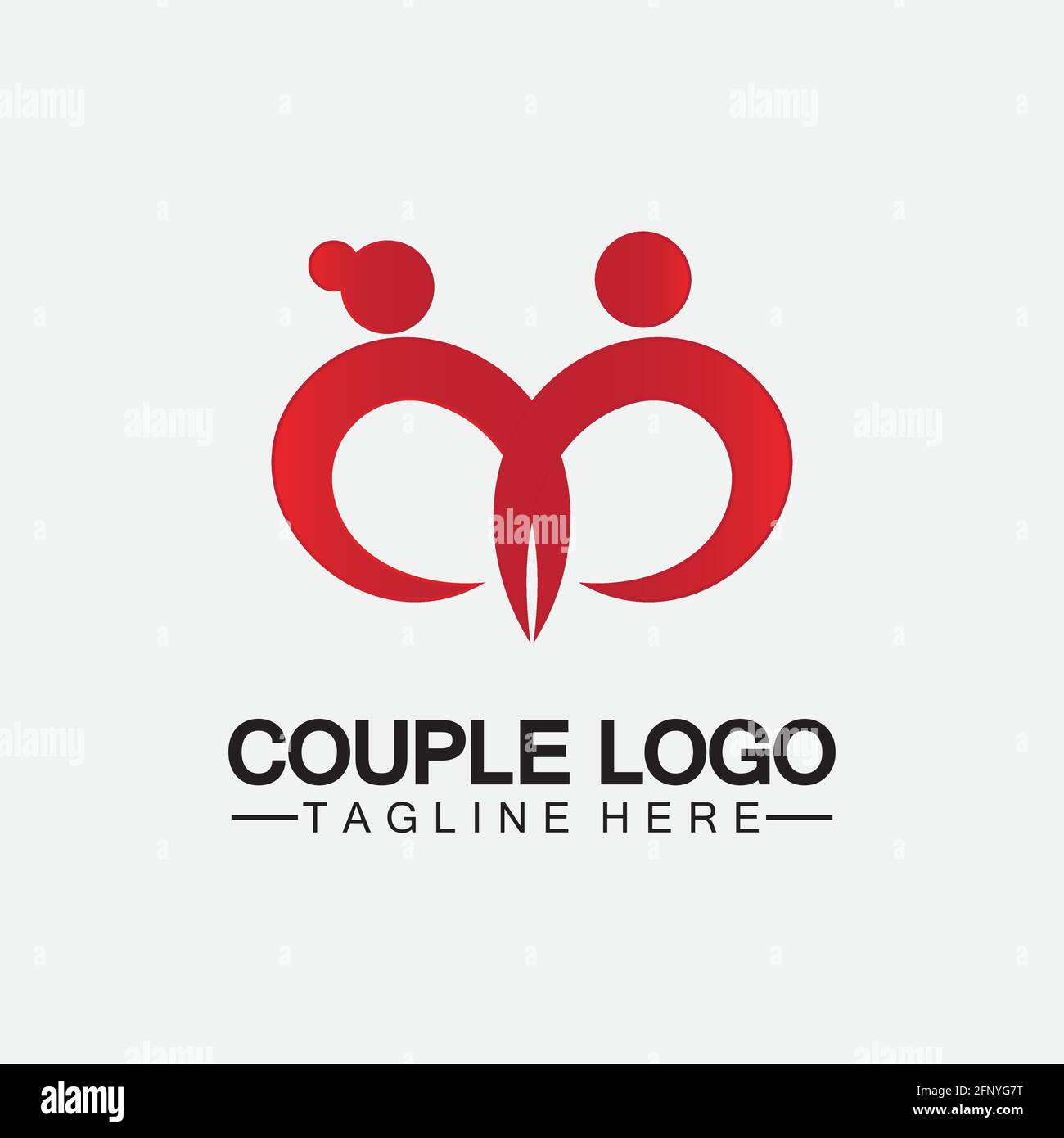 people with love couple vector logo icon symbol vector. This also ...