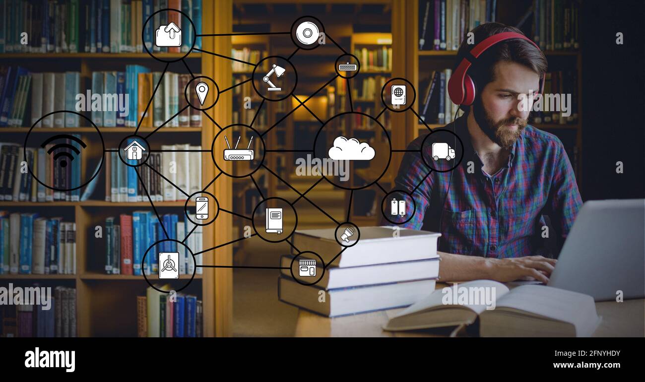 Working library hi-res stock photography and images - Alamy