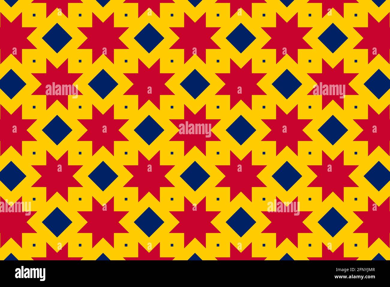 Simple geometric pattern in the colors of the national flag of Chad ...