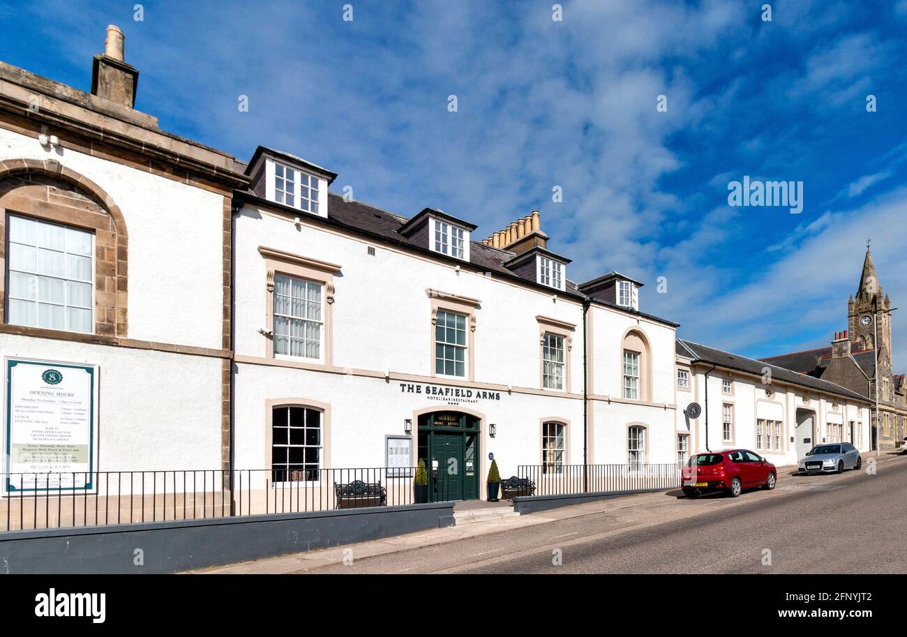 CULLEN TOWN MORAY SCOTLAND THE SEAFIELD ARMS HOTEL ON SEAFIELD STREET ...