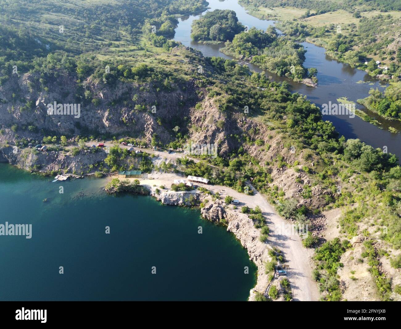 Rocky shore radon lake on hi-res stock photography and images - Alamy