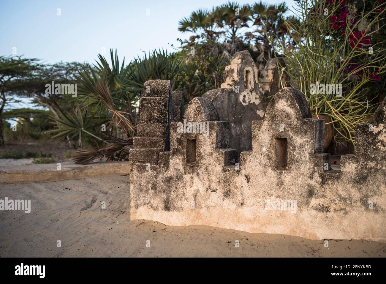 Organic, off the grid home by the sea in Manda, Lamu, Kenya Stock Photo ...