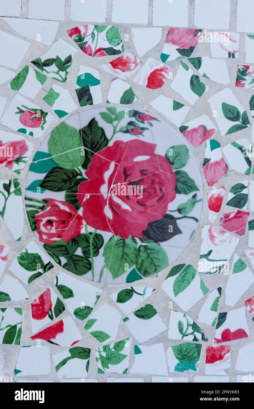 Rose mosaic hi-res stock photography and images - Alamy