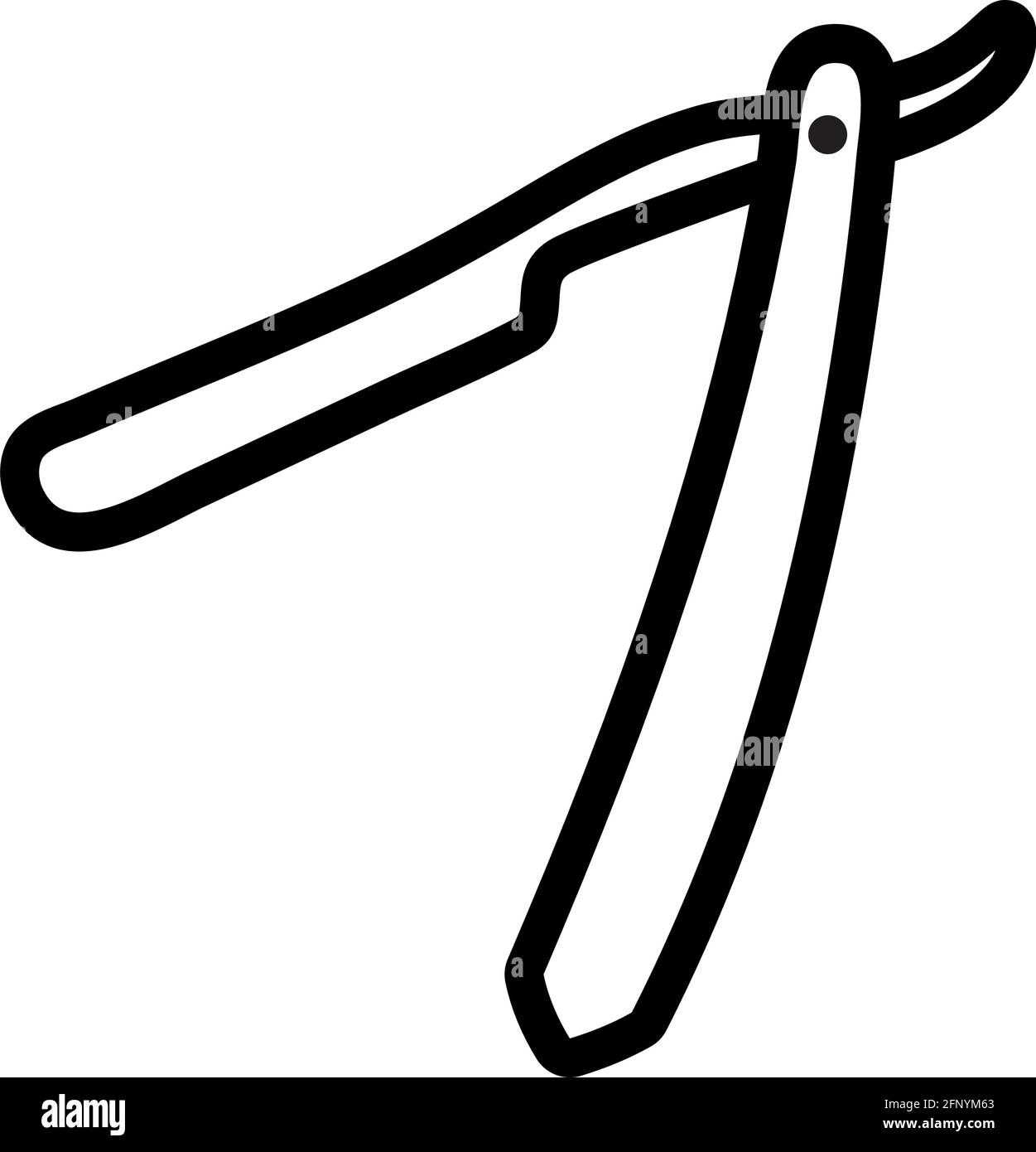 Shaver tool line icon Cut Out Stock Images & Pictures - Alamy