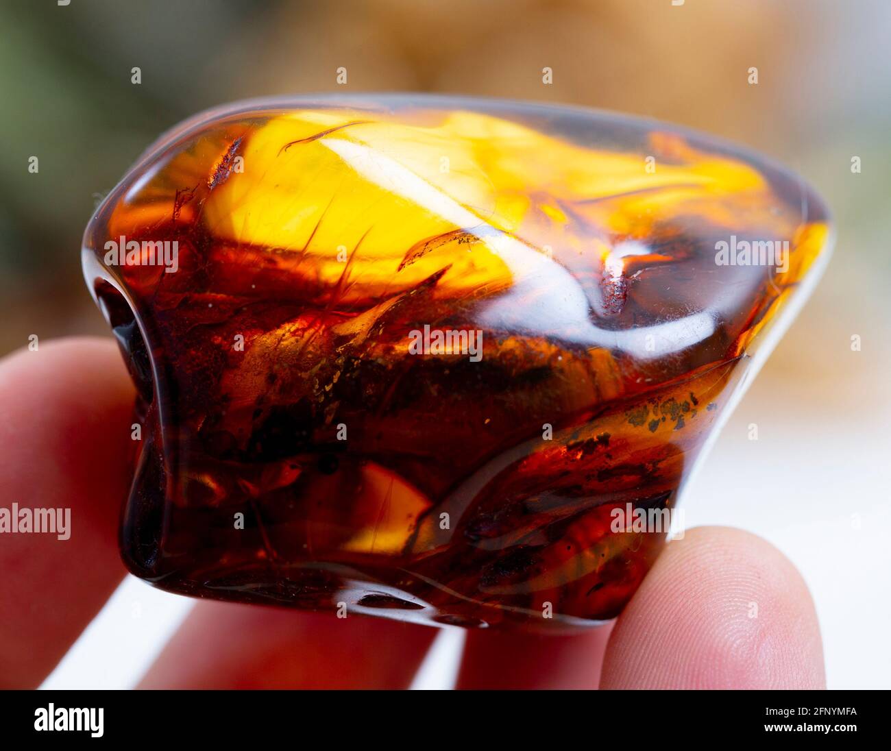 amber, mineral specimen stone rock geology gem crystal Stock Photo - Alamy