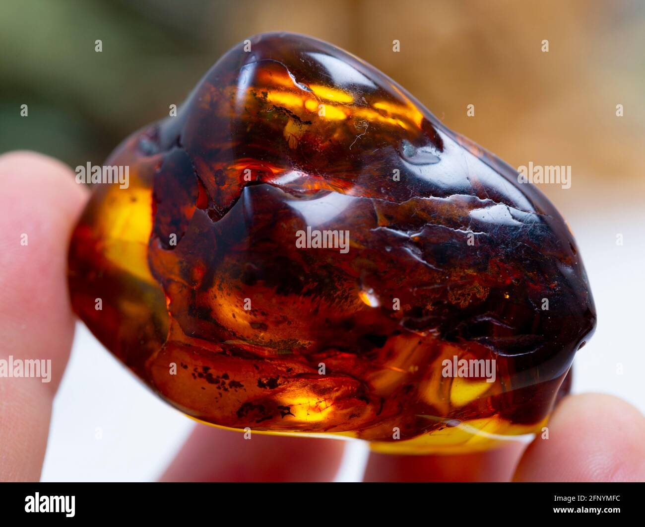 amber, mineral specimen stone rock geology gem crystal Stock Photo - Alamy