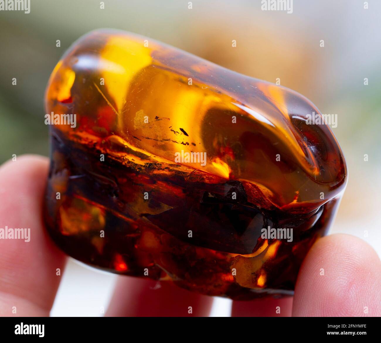 amber, mineral specimen stone rock geology gem crystal Stock Photo - Alamy