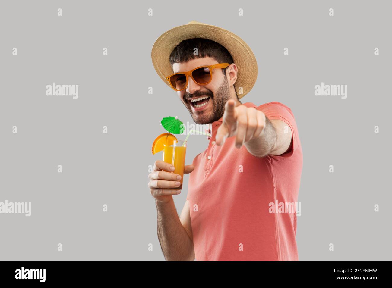 Man drinking cocktail not woman summer hi-res stock photography and ...