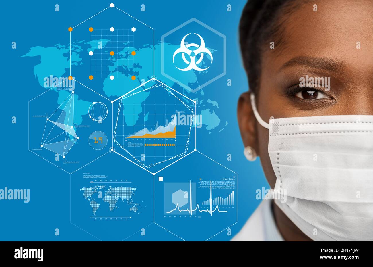 African mask map hi-res stock photography and images - Alamy