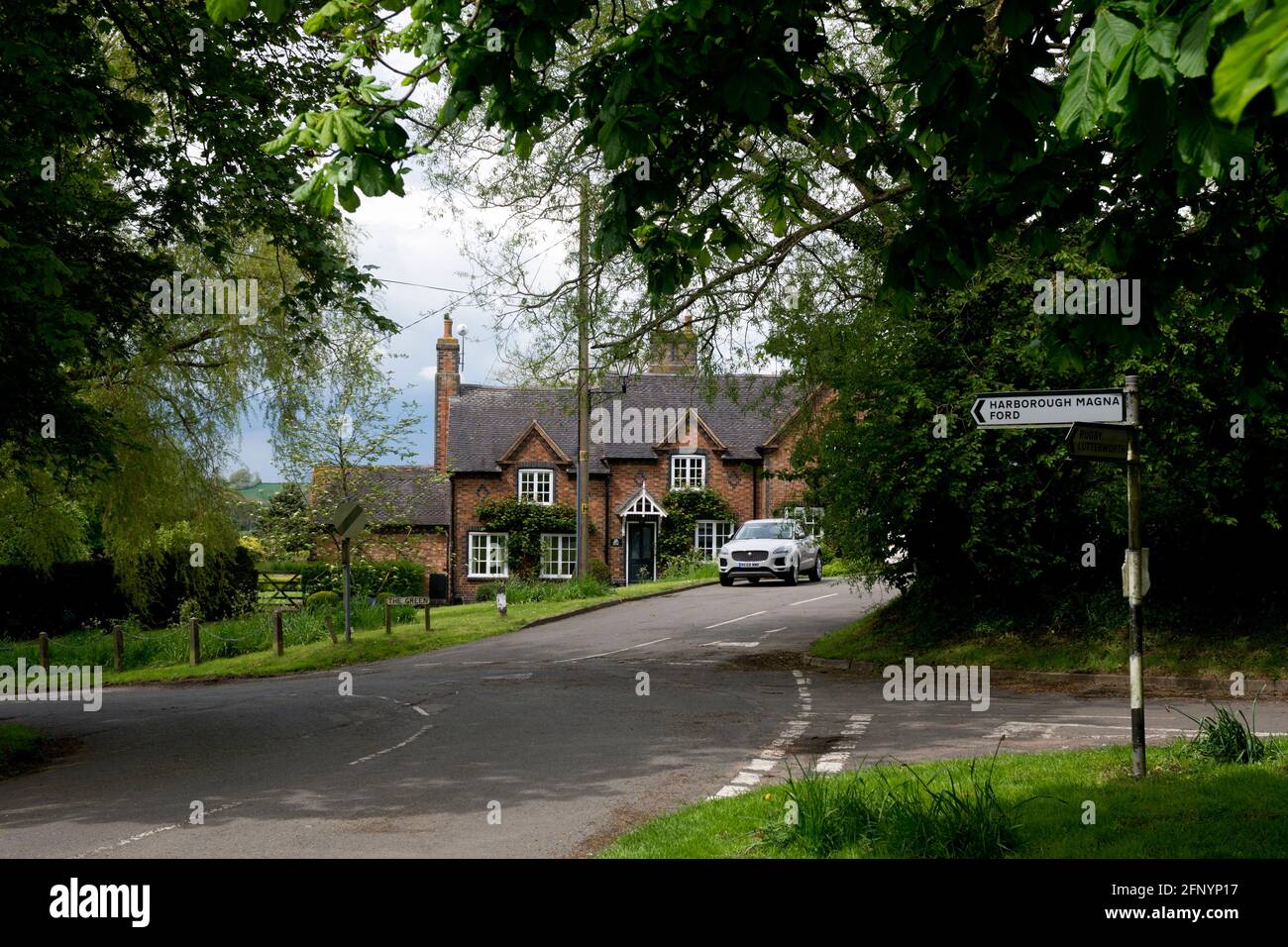 The Green, Churchover, Warwickshire, England, UK Stock Photo - Alamy