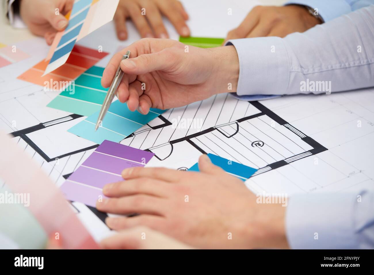 Close up designers hand hi-res stock photography and images - Alamy