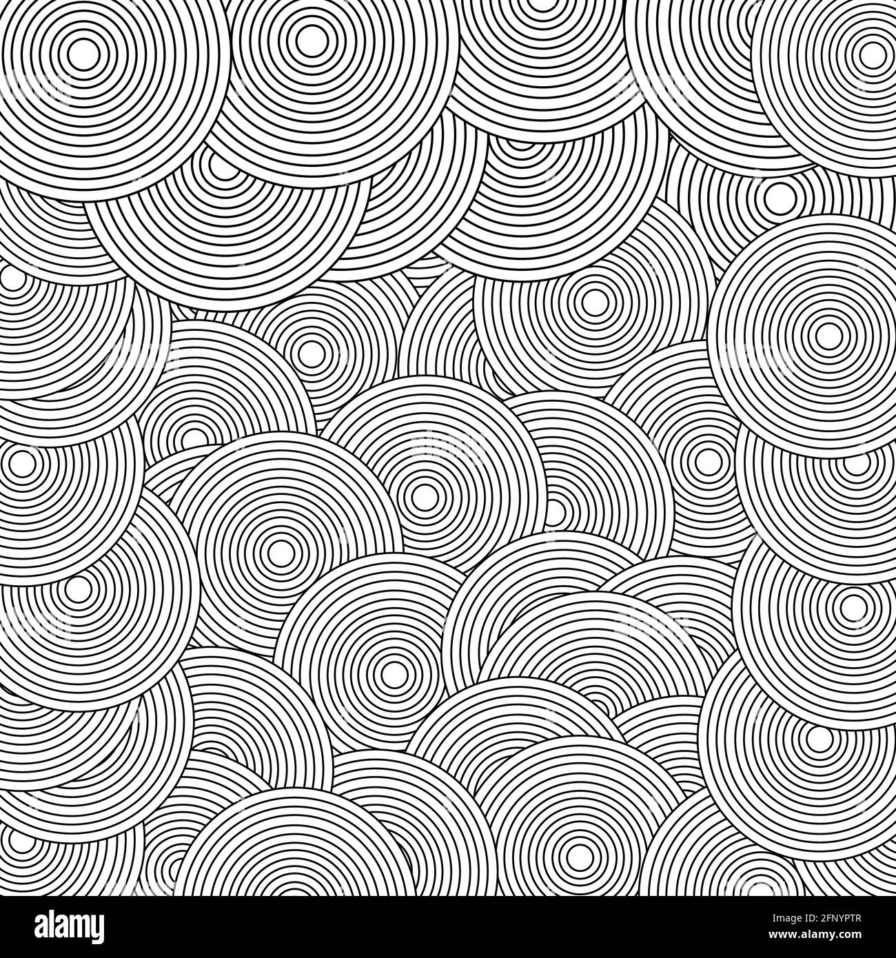 Black And White Circle Patterns