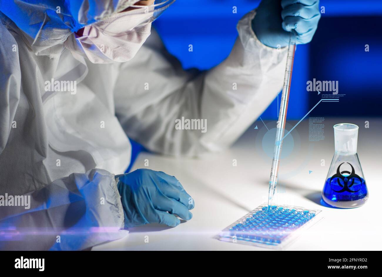 Scientist toxic sign woman hi-res stock photography and images - Alamy