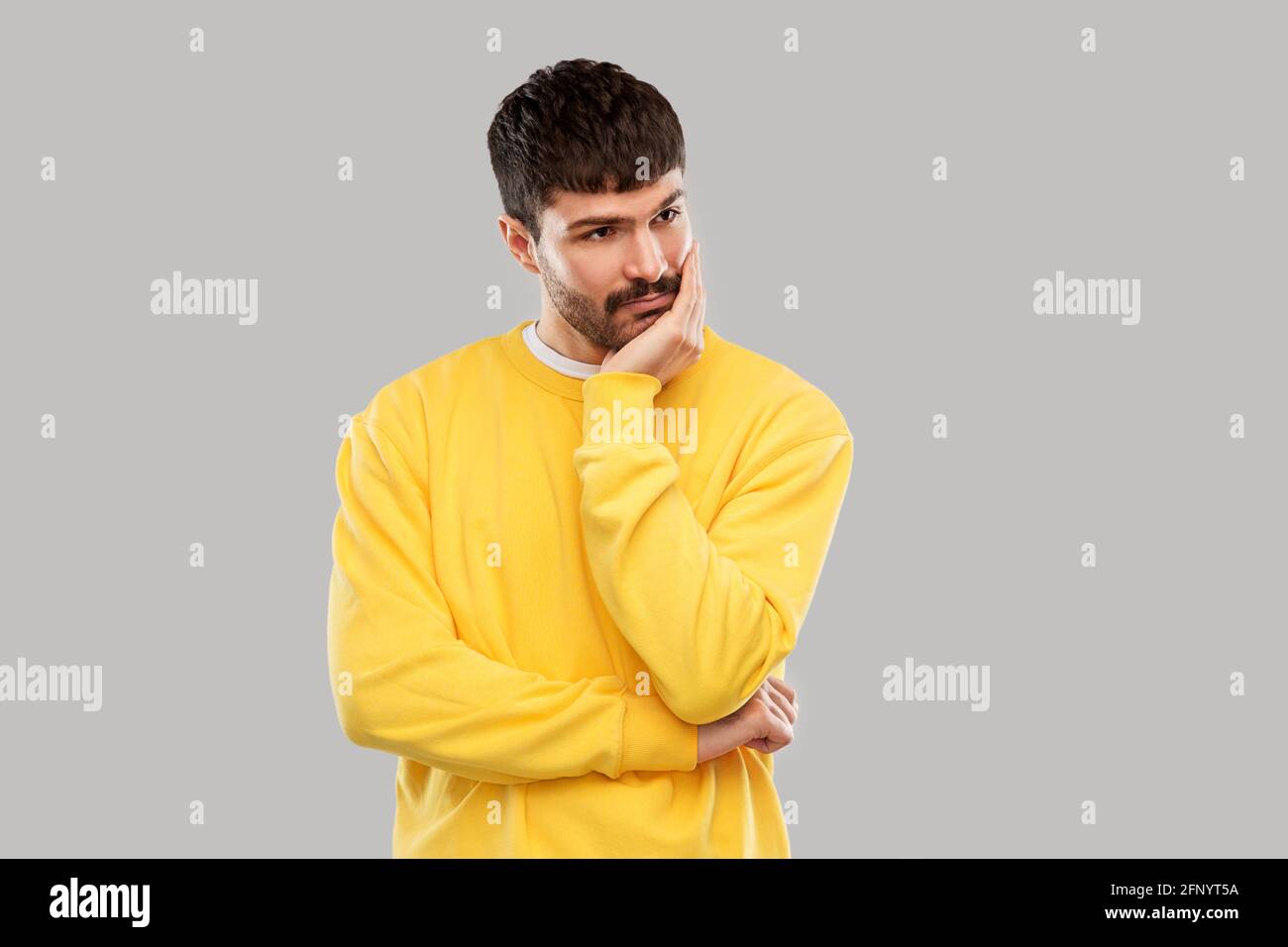 Uncertain sad hi-res stock photography and images - Alamy