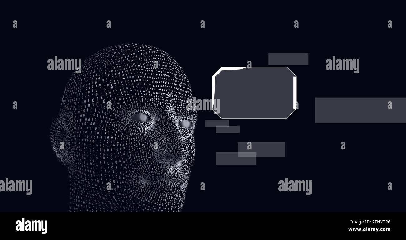 Animation binary coding screens data hi-res stock photography and ...