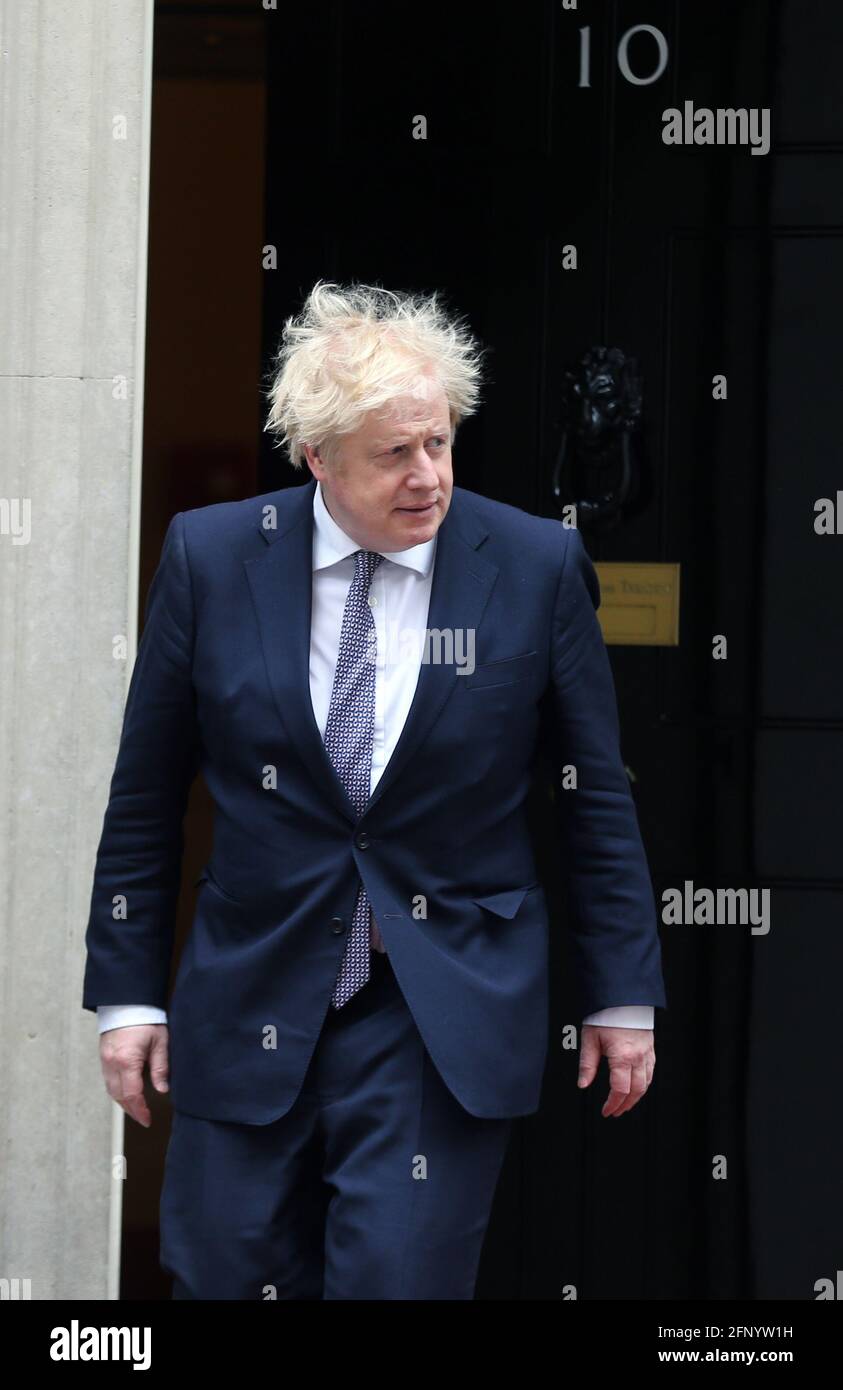 London, England, UK. 20th May, 2021. UK Prime Minister BORIS JOHNSON ...