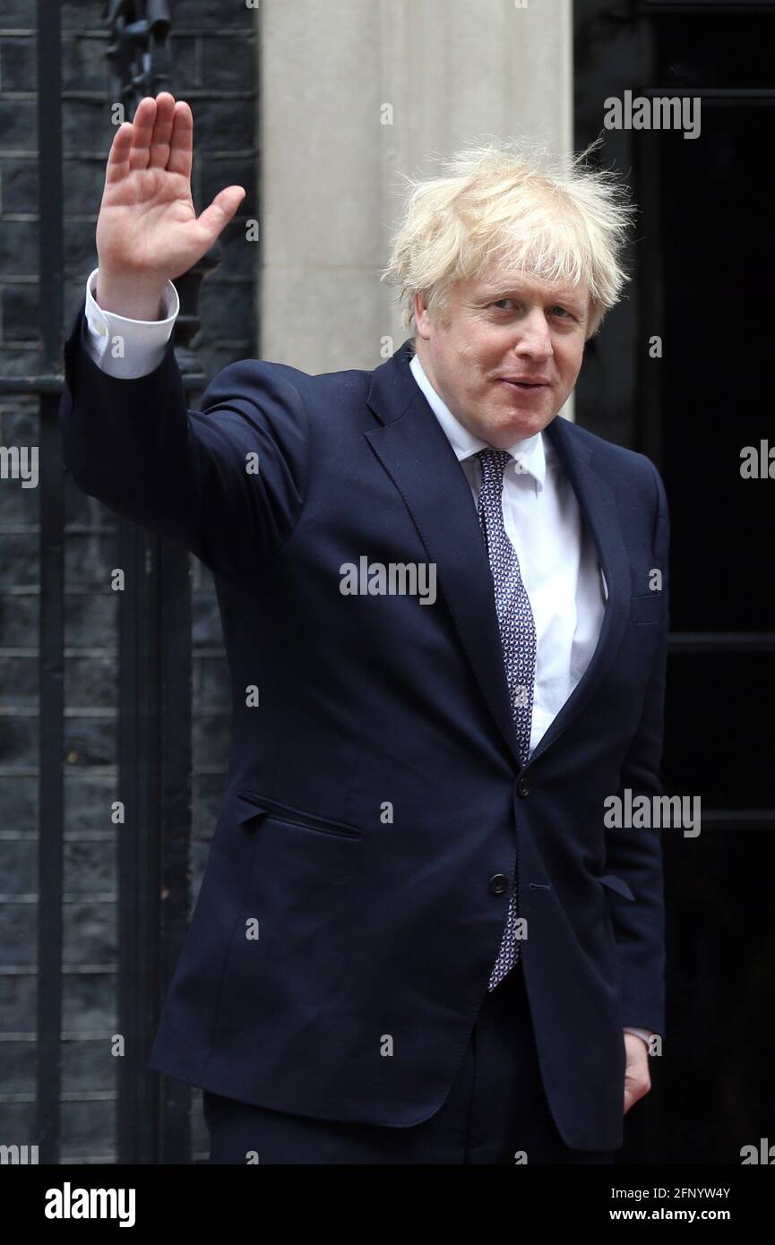 London, England, UK. 20th May, 2021. UK Prime Minister BORIS JOHNSON ...