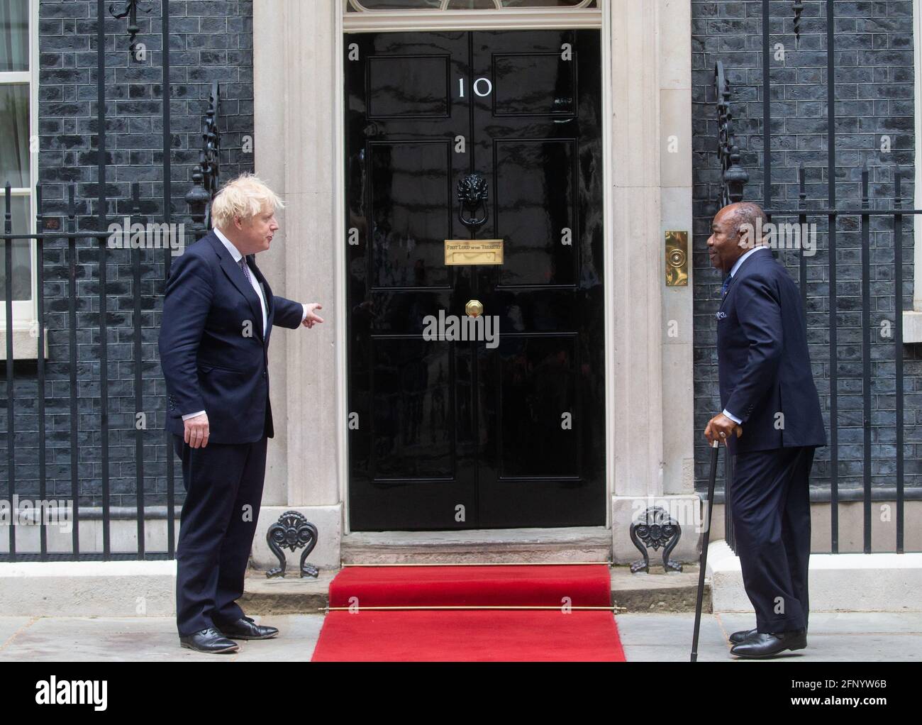 London, UK. 20th May, 2021. Ali Bongo Ondimba, also known as Ali Bongo ...