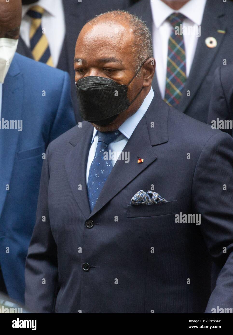 London, UK. 20th May, 2021. Ali Bongo Ondimba, also known as Ali Bongo ...