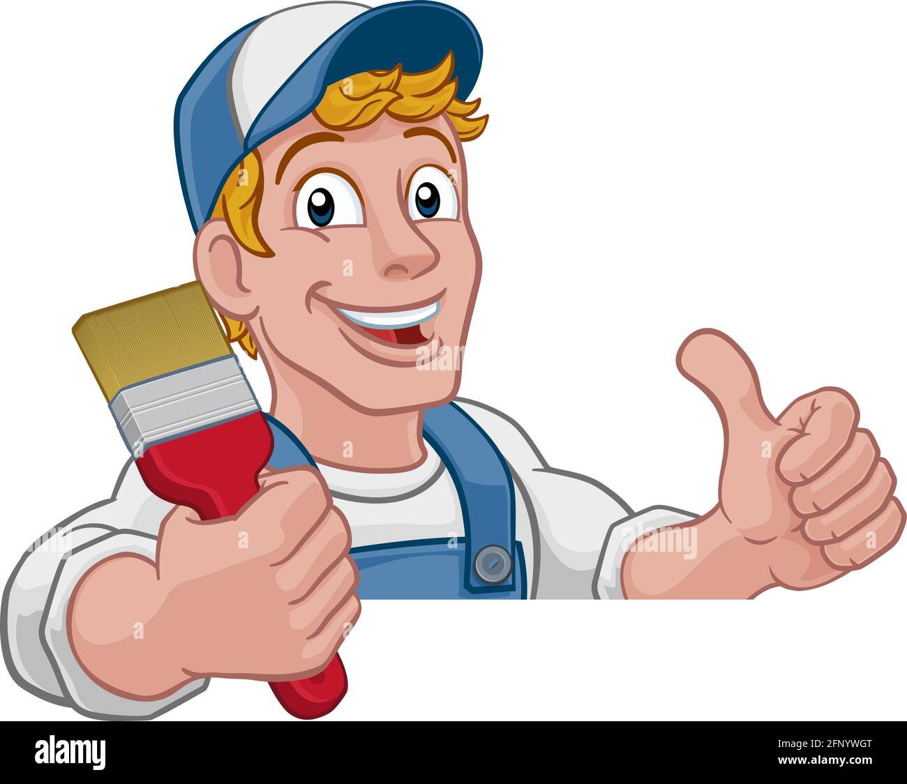 Business card house painter paint Stock Vector Images - Alamy