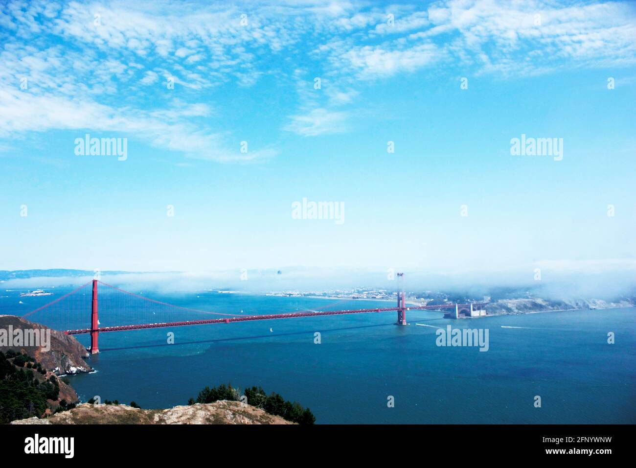City view from the golden gate bridge hi-res stock photography and ...