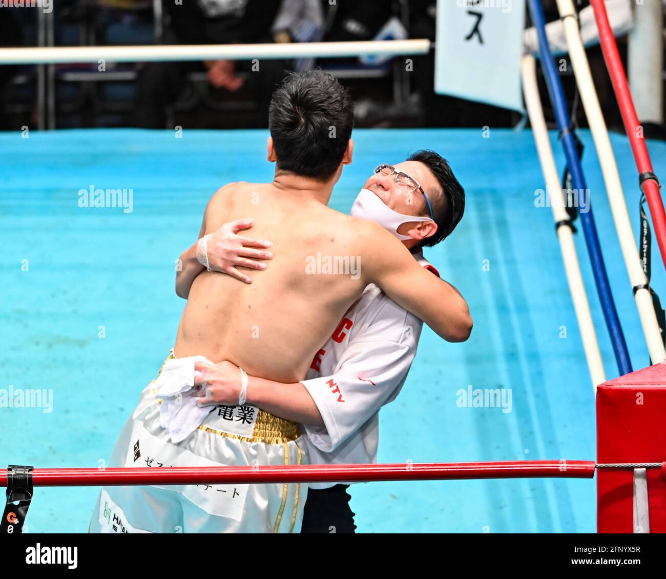 Tokyo, Japan. 19th May, 2021. (L-R) Kazuto Takesako, Tatsuya Saida ...
