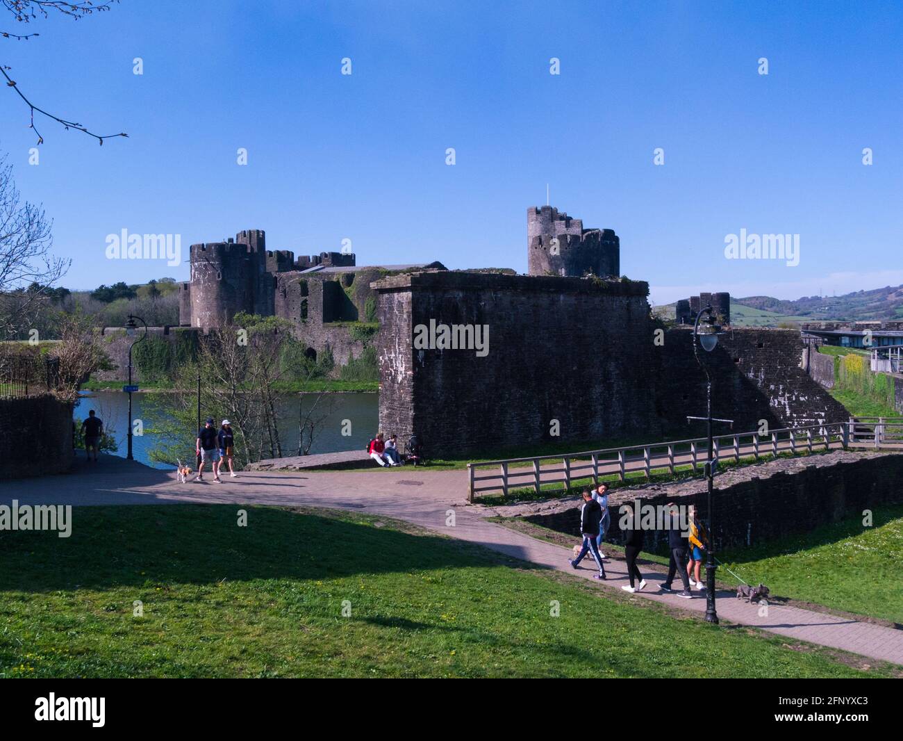 Owned by cadw and managed as tourist attraction hi-res stock ...