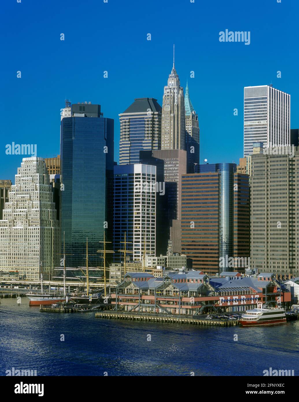 2005 HISTORICAL FINANCIAL DISTRICT DOWNTOWN SKYLINE MANHATTAN NEW YORK ...