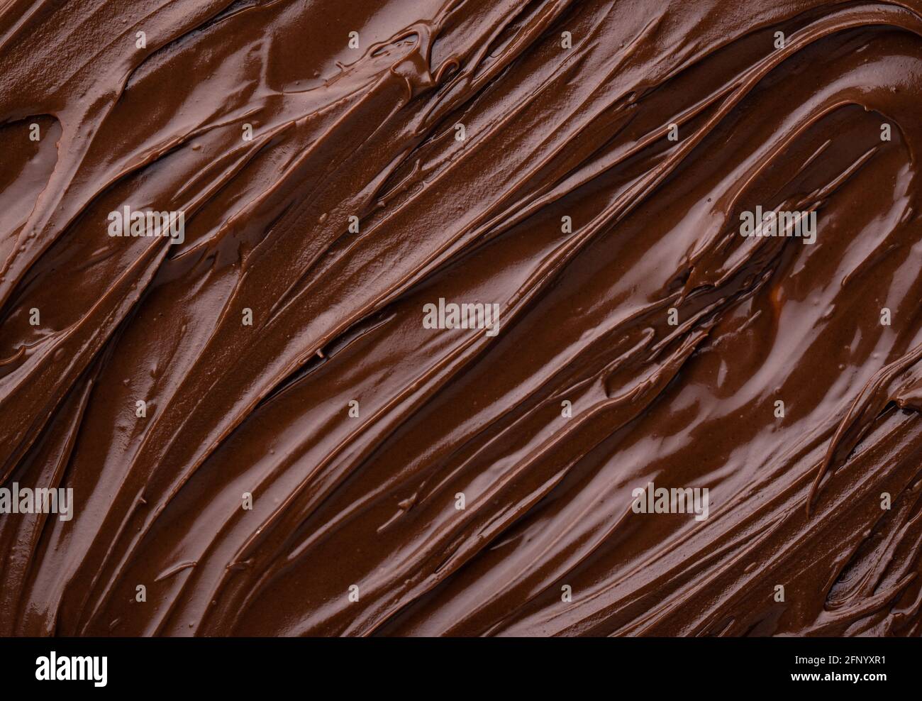 Food texture of melted chocolate or spread Stock Photo - Alamy