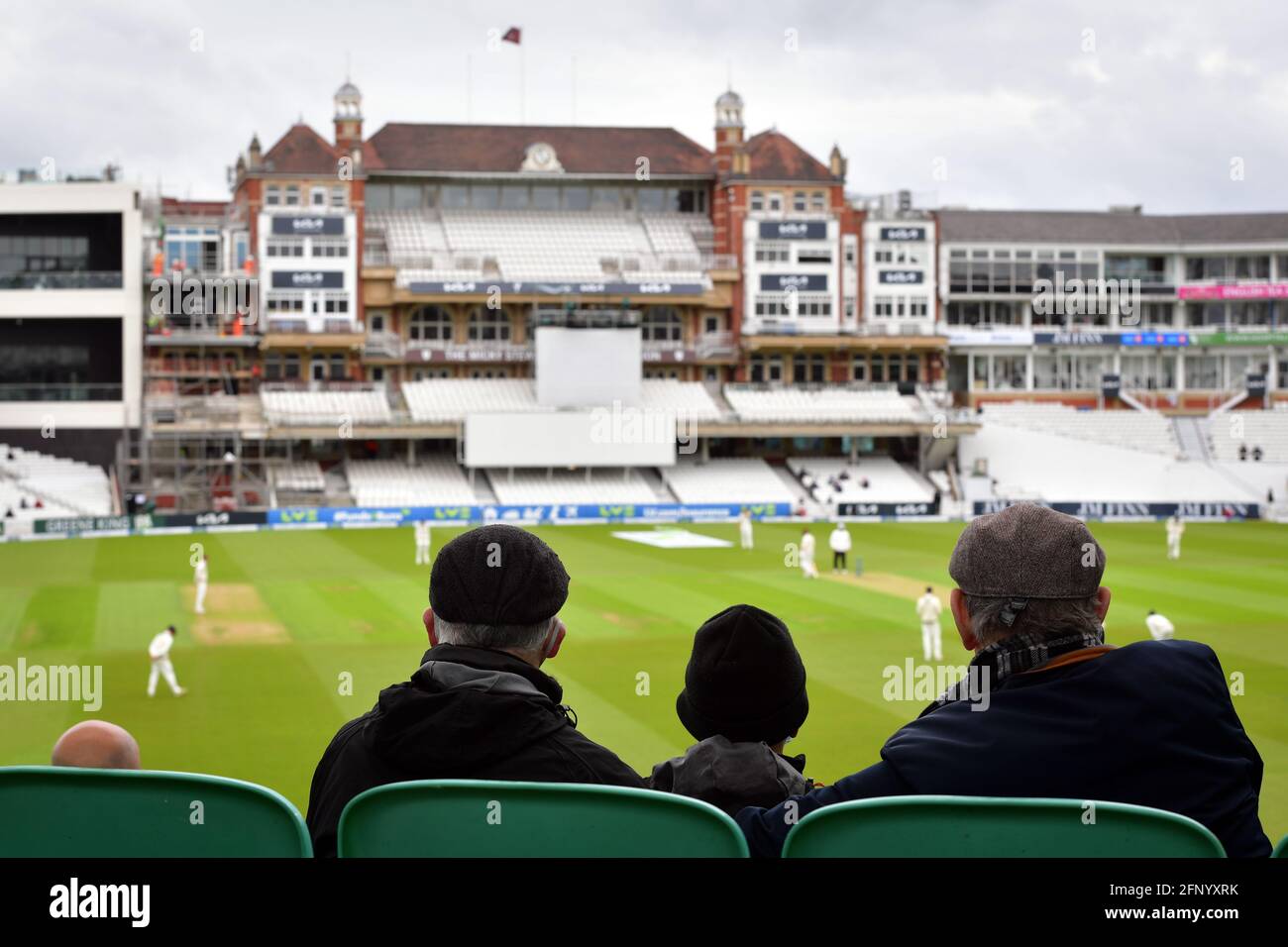 The Kia Oval, London, UK. 20th May, 2021. Fans back in the ground on ...