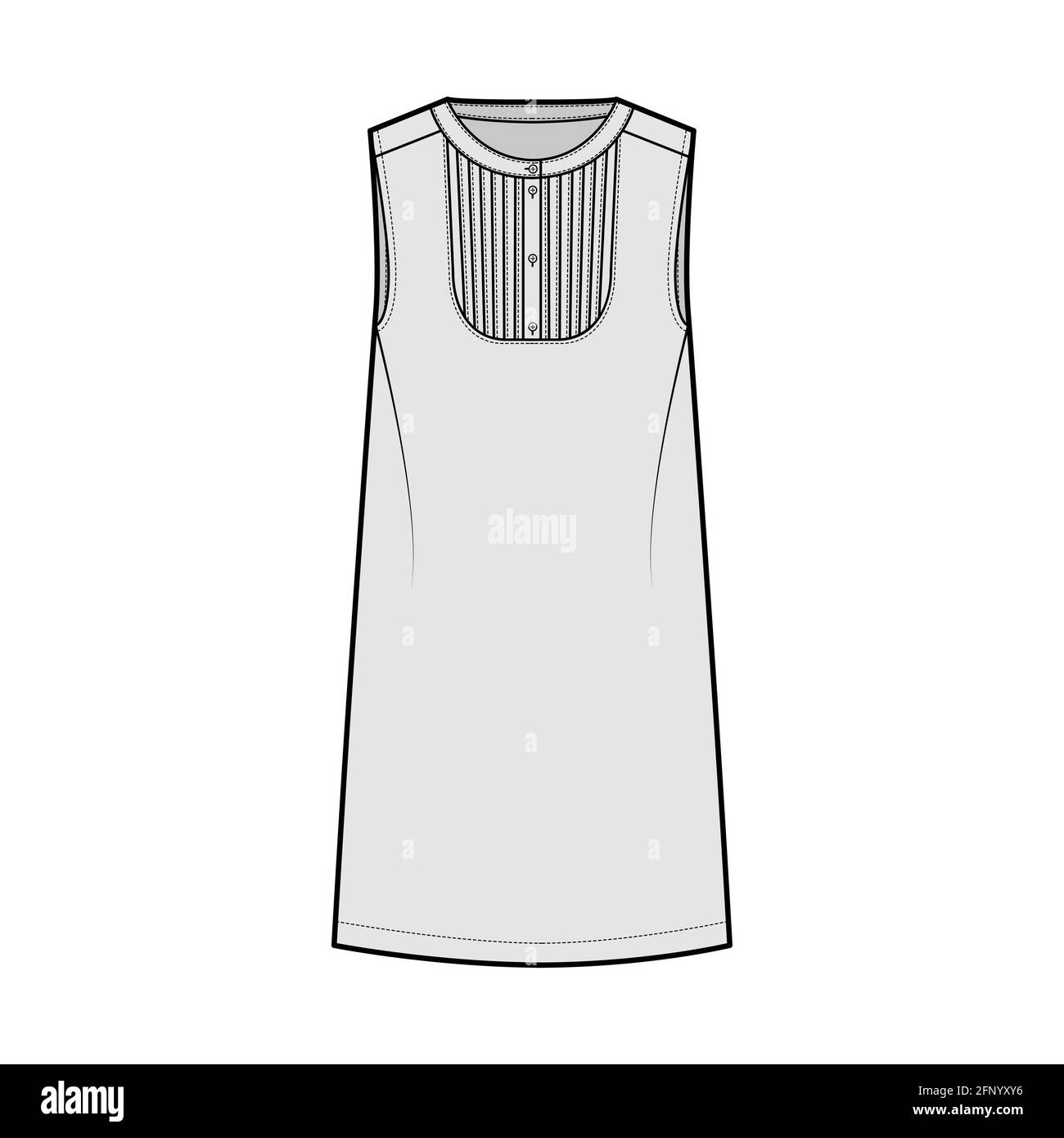 Bib neckline Stock Vector Images - Alamy