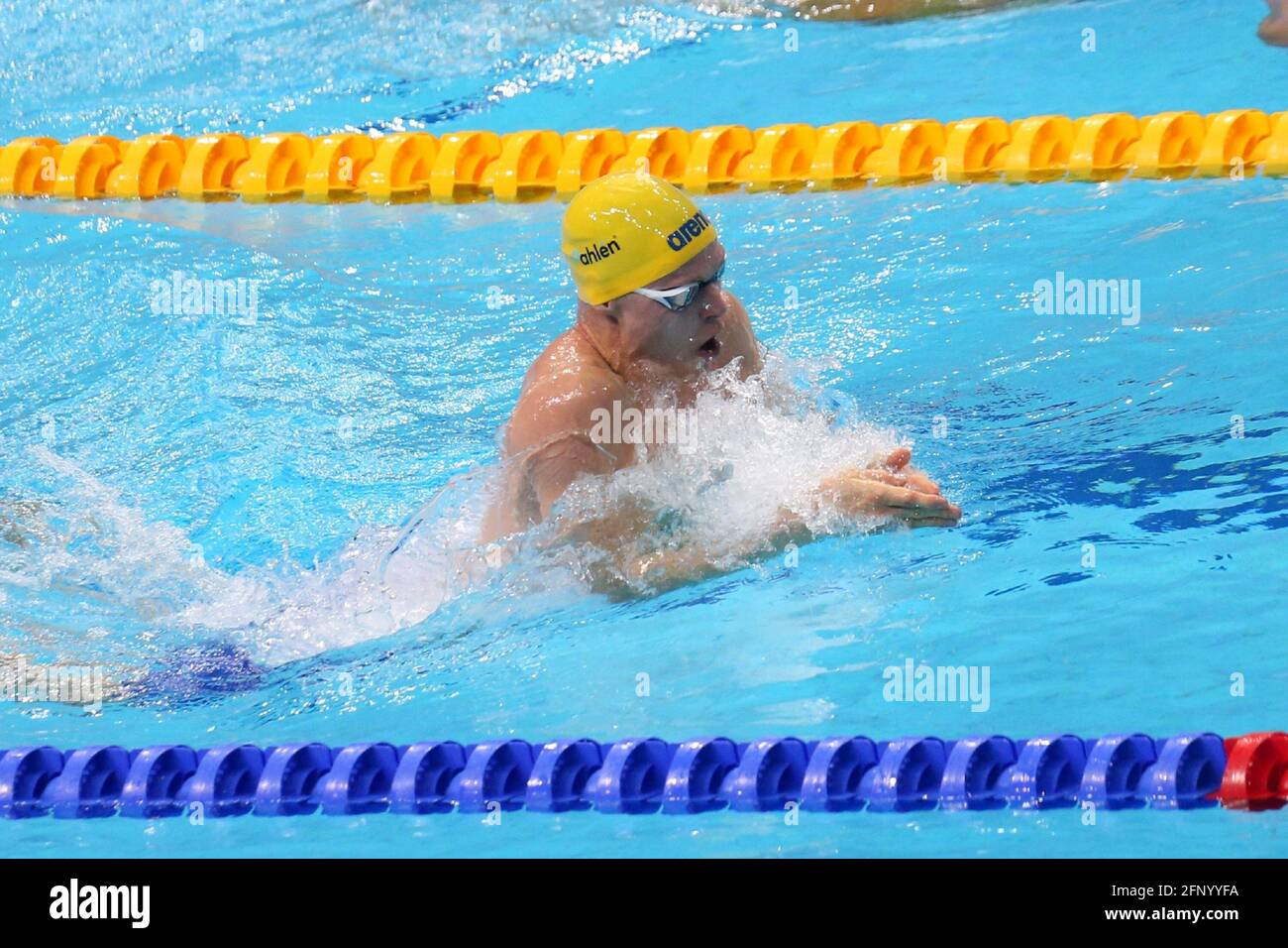 Erik Persson of Sweden, 200M Breaststroke, semi-final during the 2021 ...