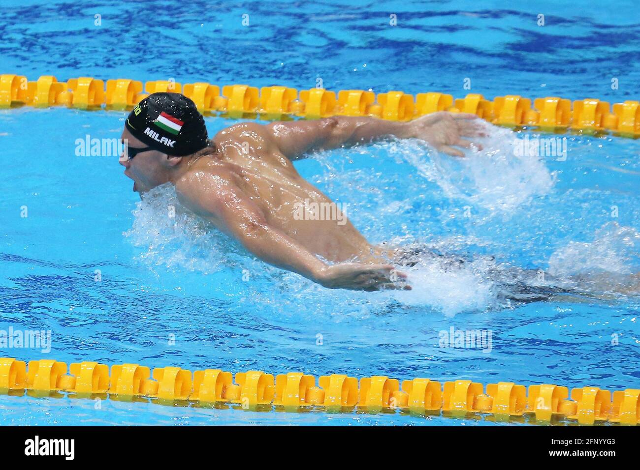 Kristof Milak of Hungary, 200 m Butterfly, Final 1st place during the ...