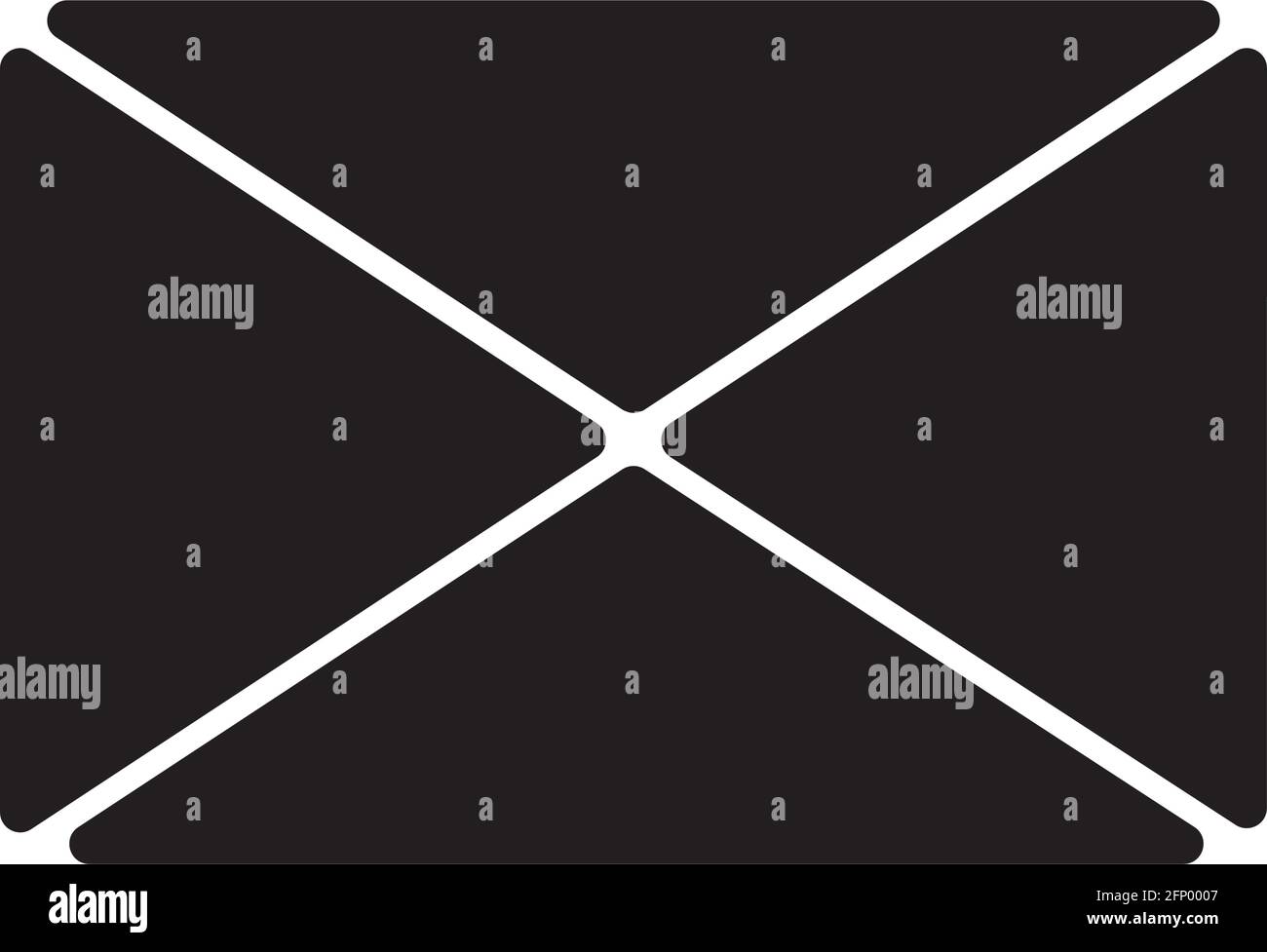 envelope mail silhouette Stock Vector Image & Art - Alamy