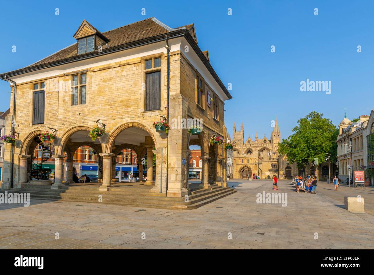 View of Guild Hall in the Town Square, Peterborough, Northamptonshire ...