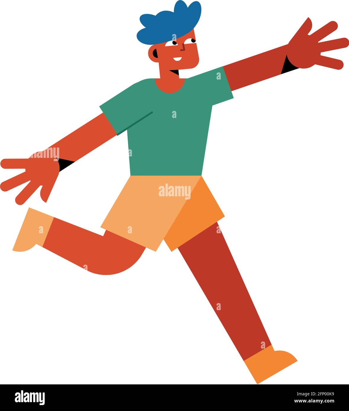 teenager boy running character icon Stock Vector Image & Art - Alamy