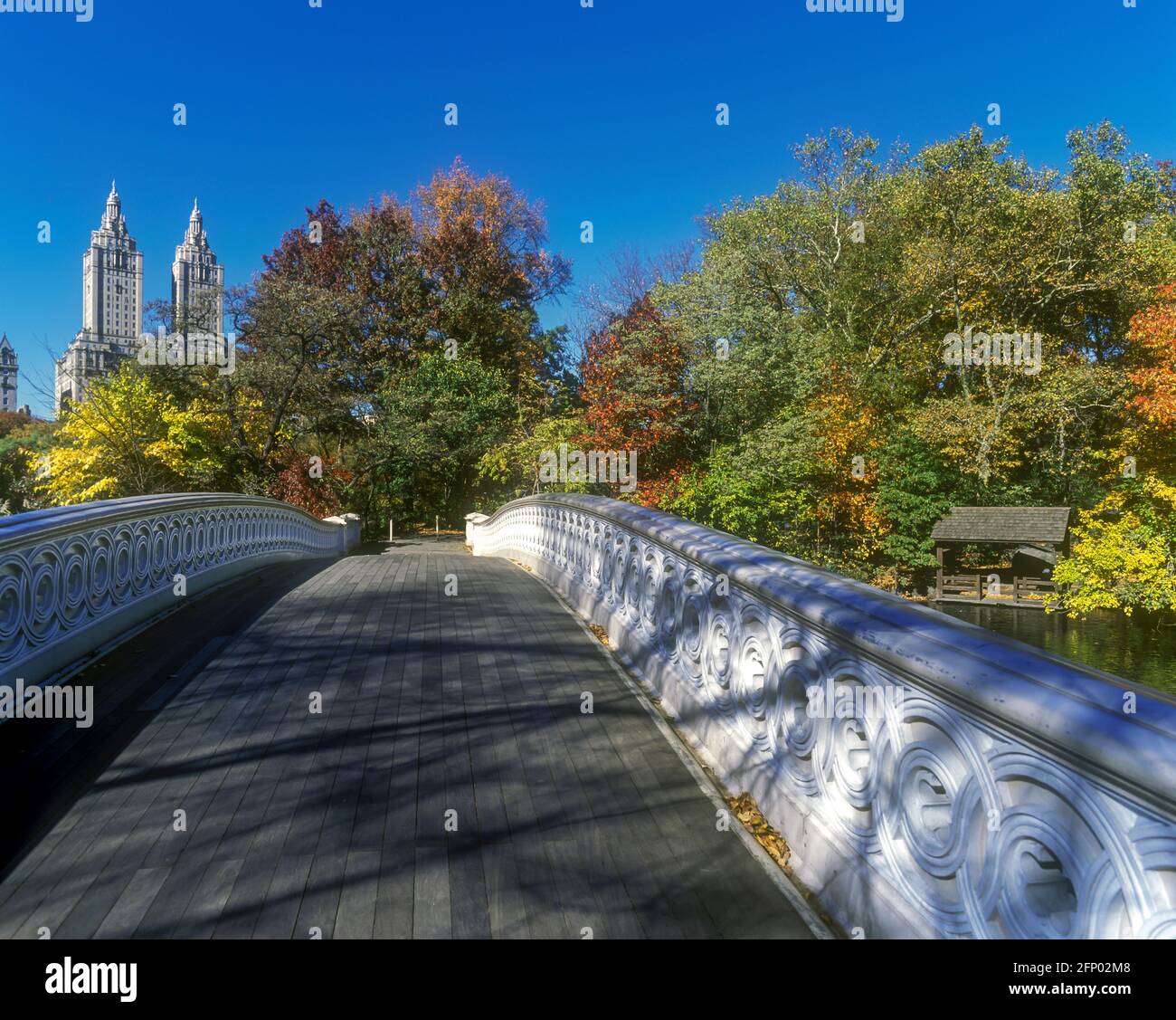 2005 HISTORICAL BOW FOOTBRIDGE (CALVERT VAUX & JACOB WREY MOULD 1862 ...