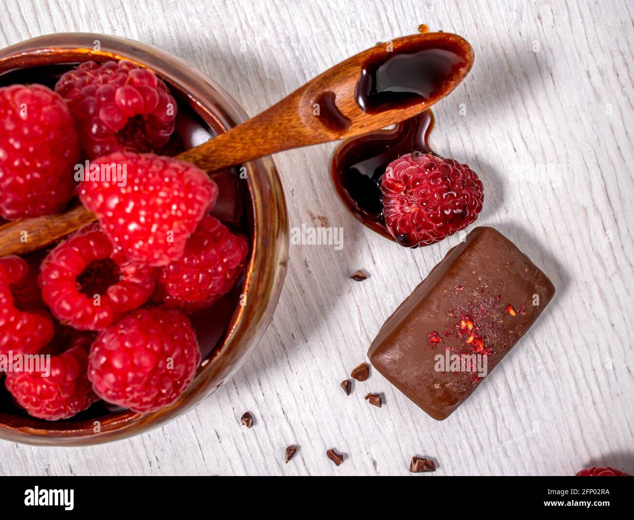 Chocolate pieces stack syrup hi-res stock photography and images - Alamy