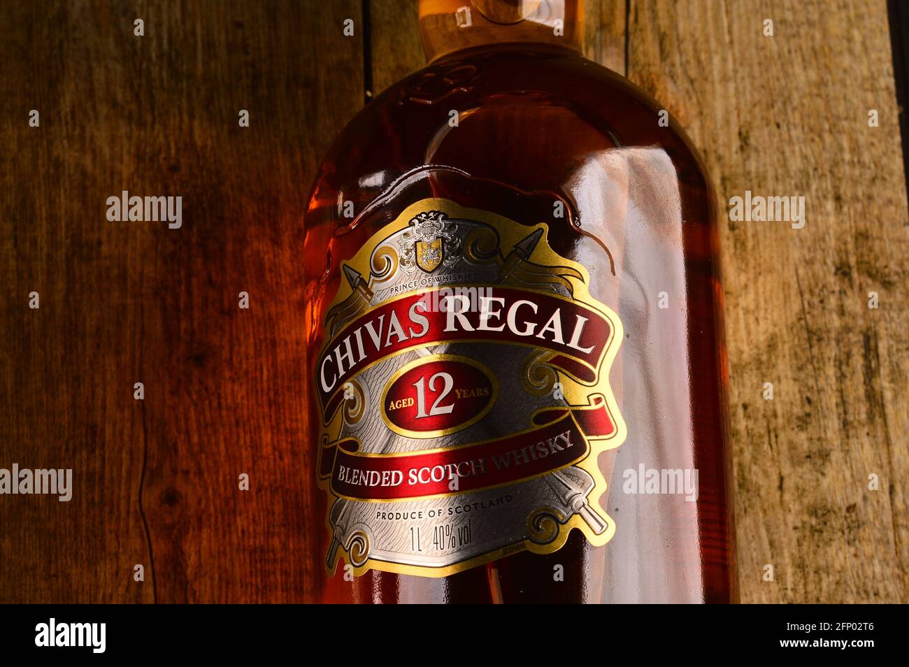 Bottle chivas regal whiskey hi-res stock photography and images - Alamy