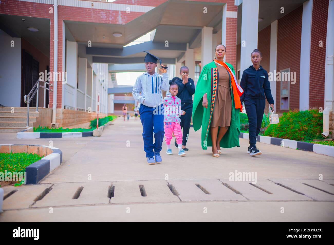 Lusaka, University of Zambia, Zambia, 01th may 2021, abbey’s graduation ...