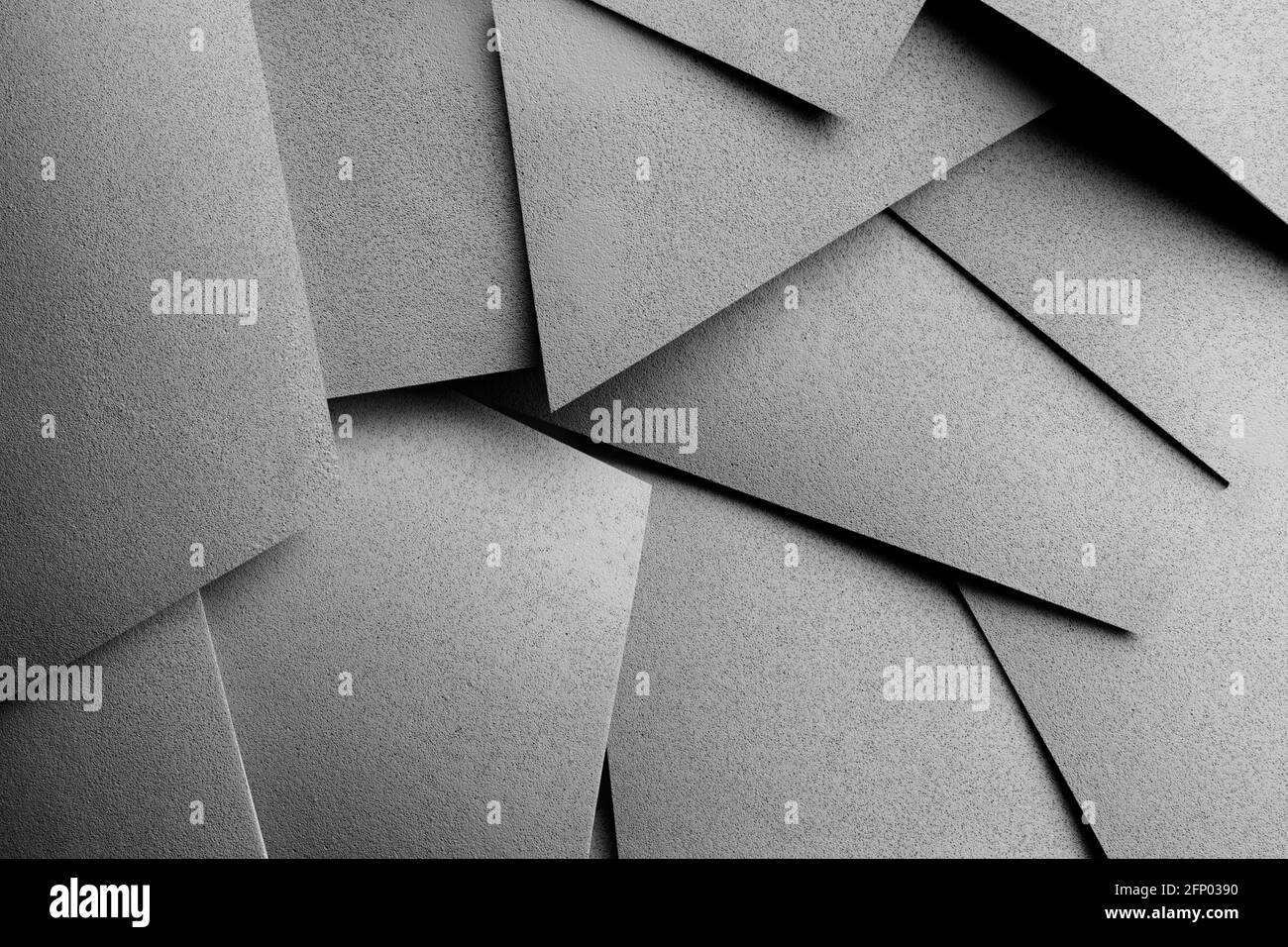 Composition made material shapes, texture background Stock Photo - Alamy