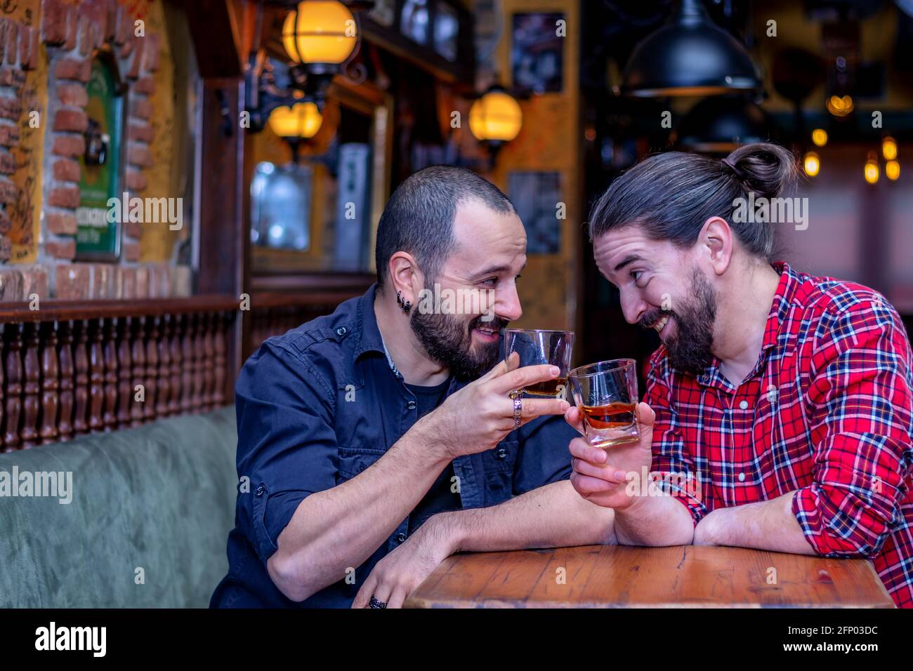 Guys Drinking And Hanging Out