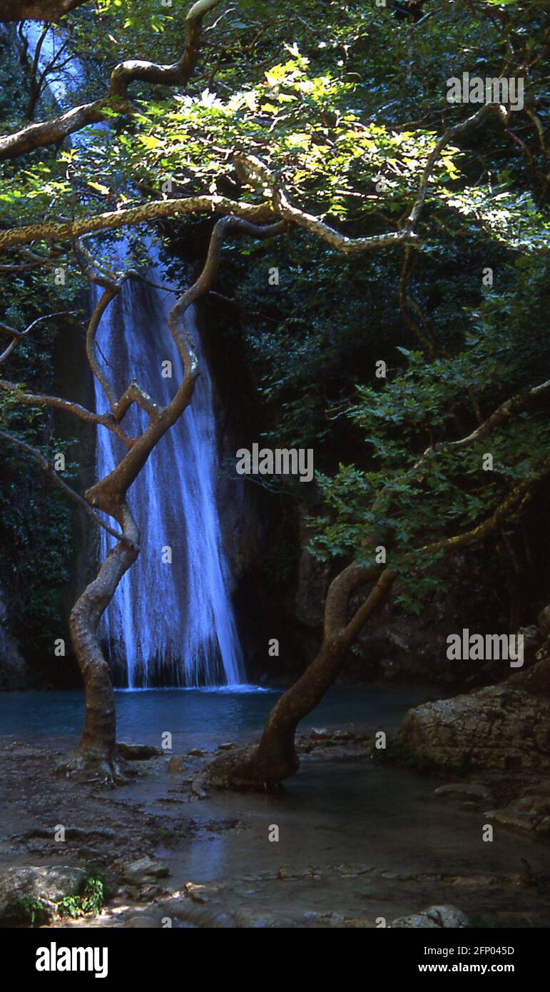 The Neda Gorge itsself is scenic enough, and the two waterfalls ...