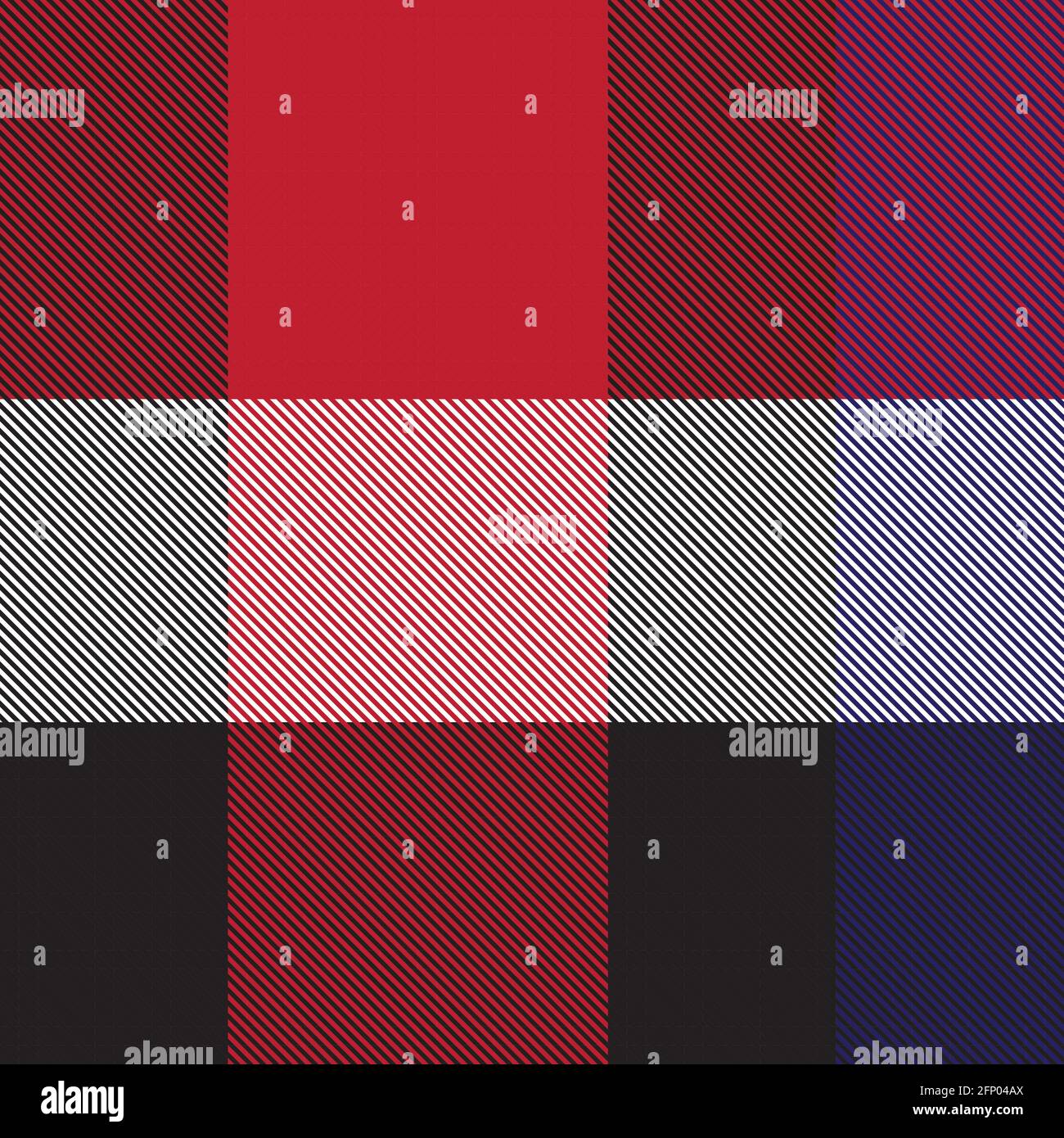 Asymmetric Plaid textured seamless pattern suitable for fashion ...