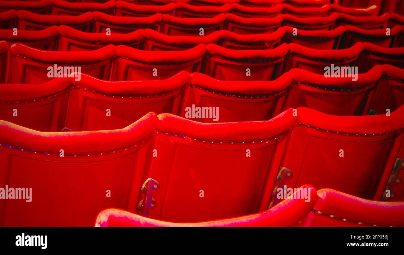 Theatre seats from behind hi-res stock photography and images - Alamy